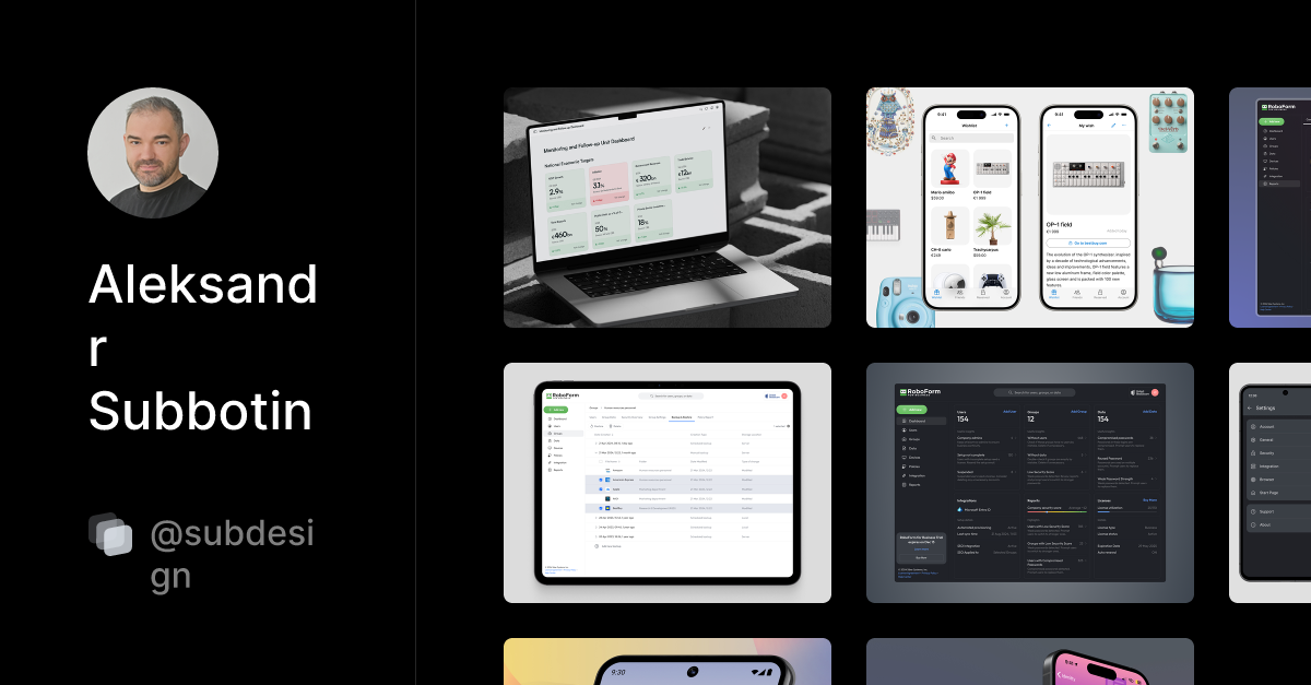 Aleksandr Subbotin | Layers
