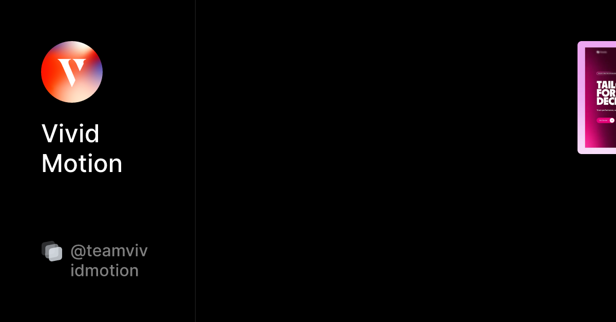 Vivid Motion | Layers